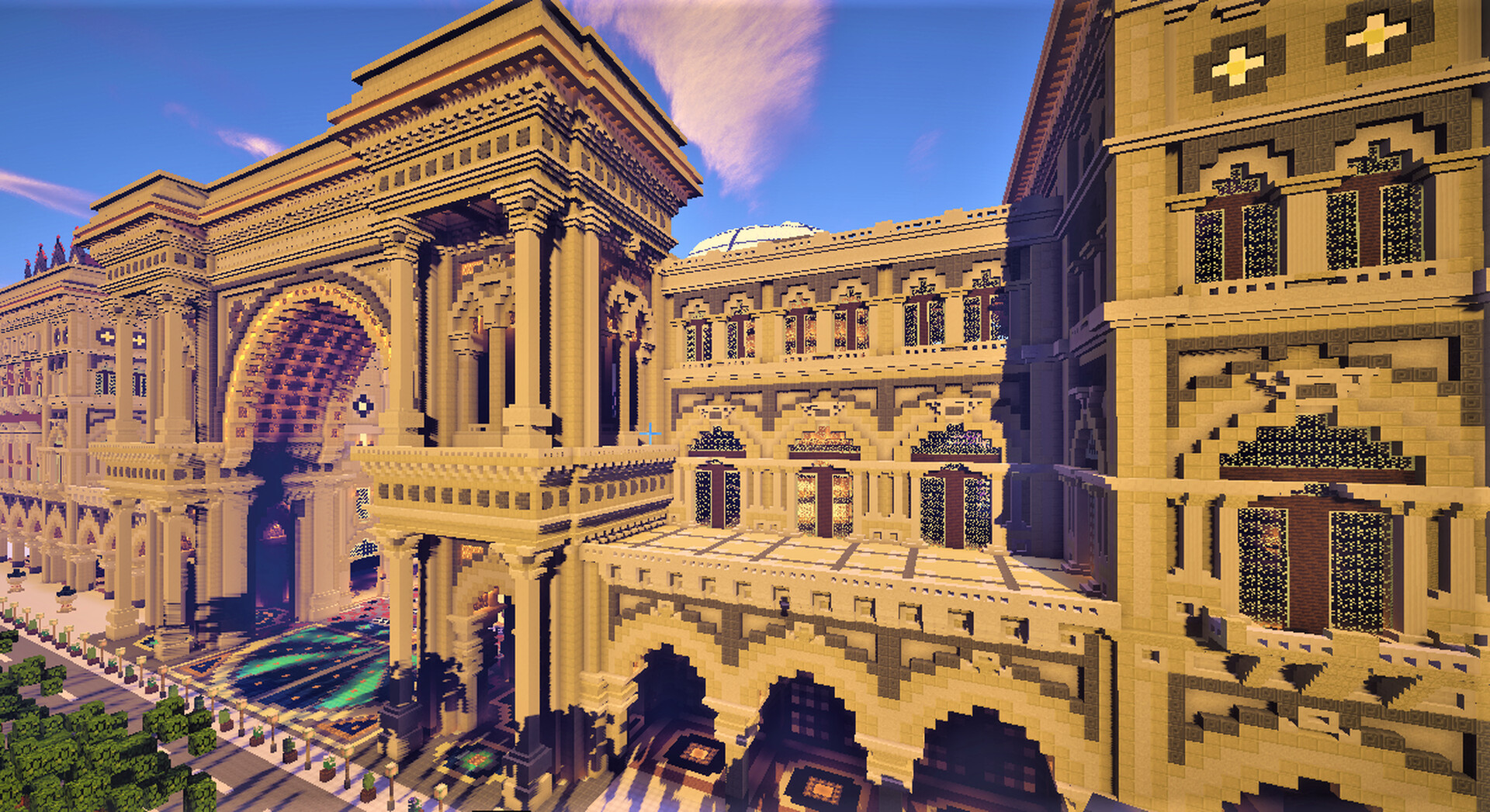 Mega build , The great gallery Vittorio Emanuele II (100 subscribers thanks) Minecraft Map