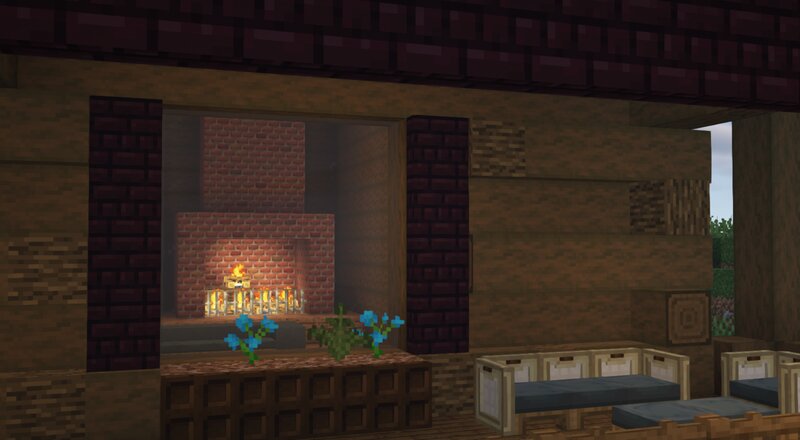 The Spruce Slabbed Cabin Minecraft Map