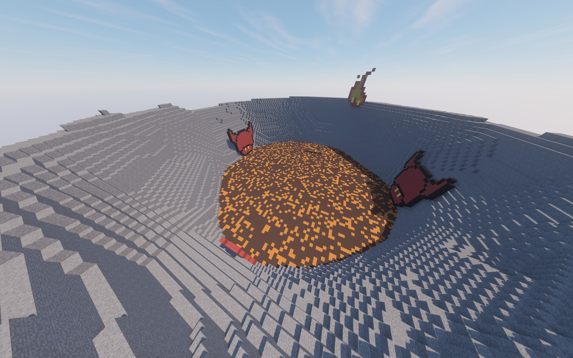 Arena Map > volcano Devil Minecraft Map