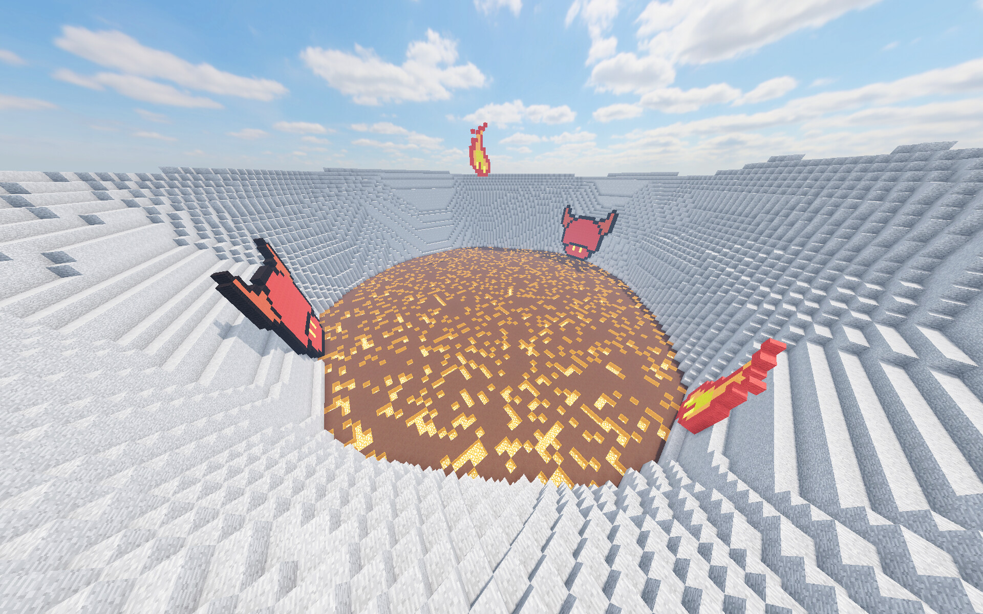 Arena Map > volcano Devil Minecraft Map