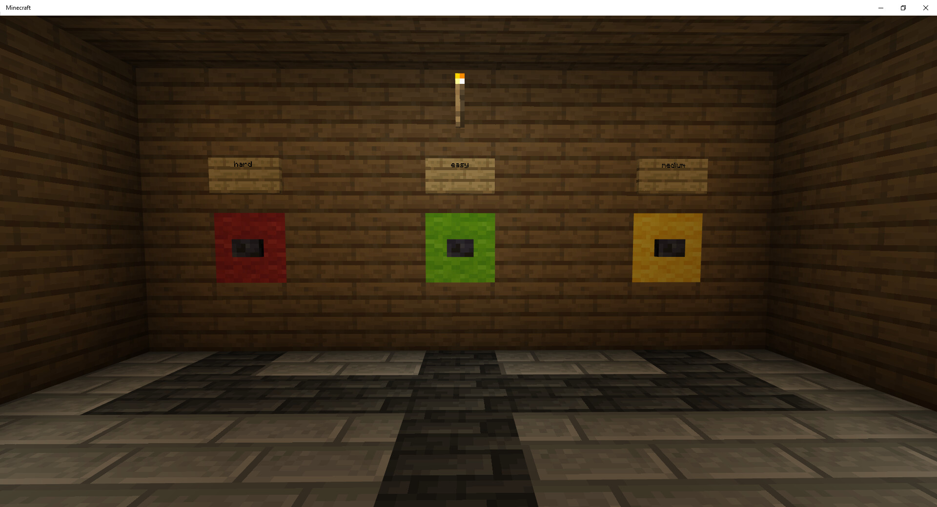 find the button by creeper539 Minecraft Map