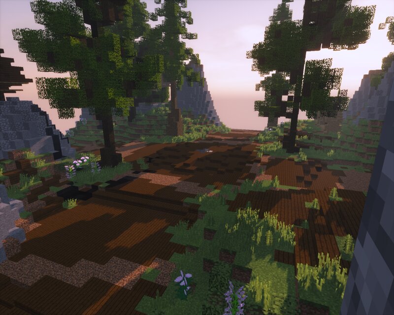 🌲Dark Forest HCF Spawn🌲 Minecraft Map