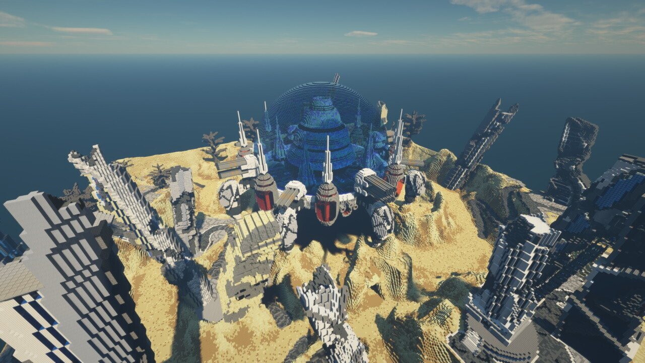 Spawn + Warzone Minecraft Map