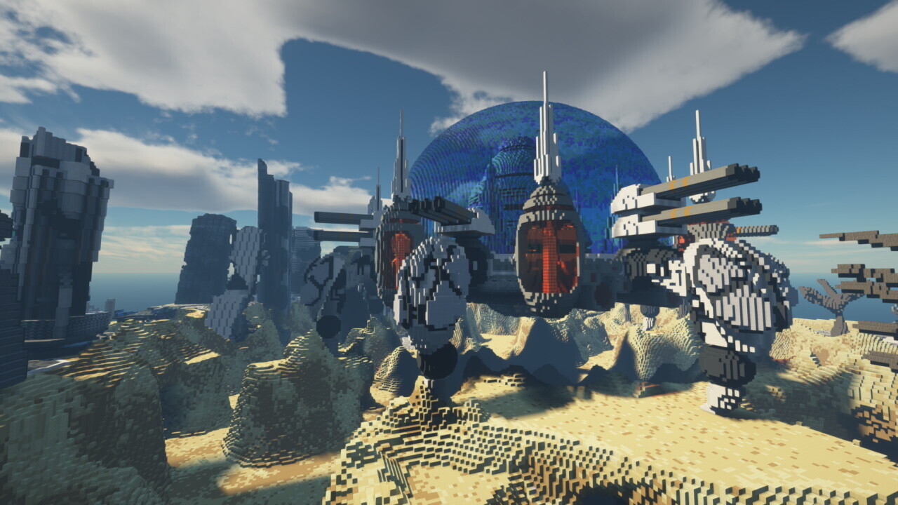 Spawn + Warzone Minecraft Map