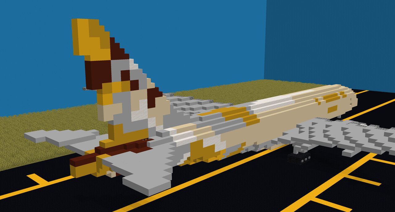 Etihad Boeing 777-F (1:1) [+FedEx 777-F) Minecraft Map