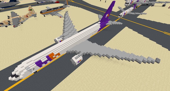 Etihad Boeing 777-F (1:1) [+FedEx 777-F) Minecraft Map