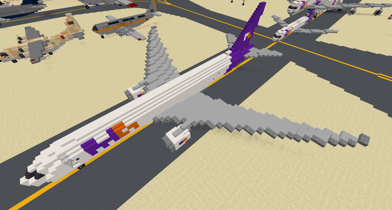 Etihad Boeing 777-F (1:1) [+FedEx 777-F) Minecraft Map
