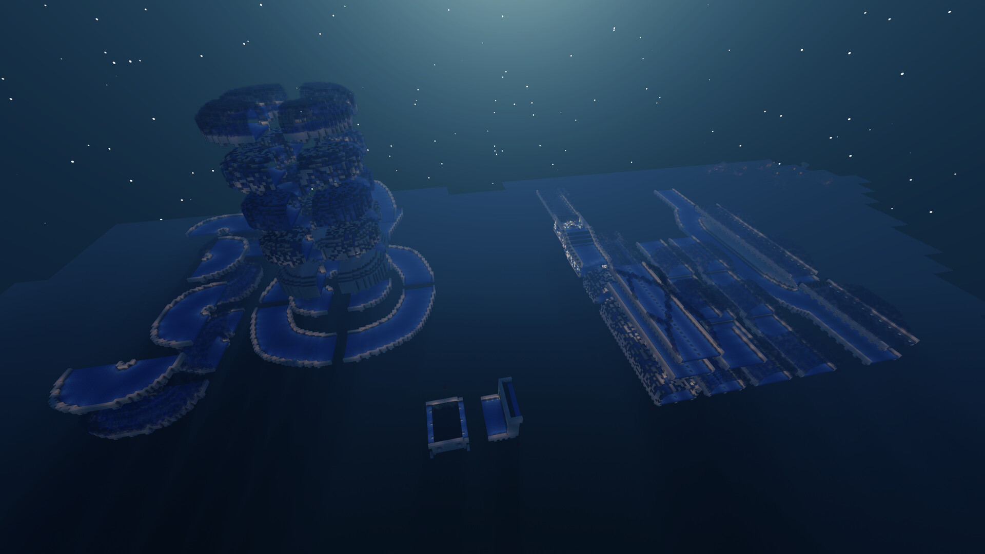 Ice Boat/Drift - Track Parts - (Includes Sample Track Course) Minecraft Map