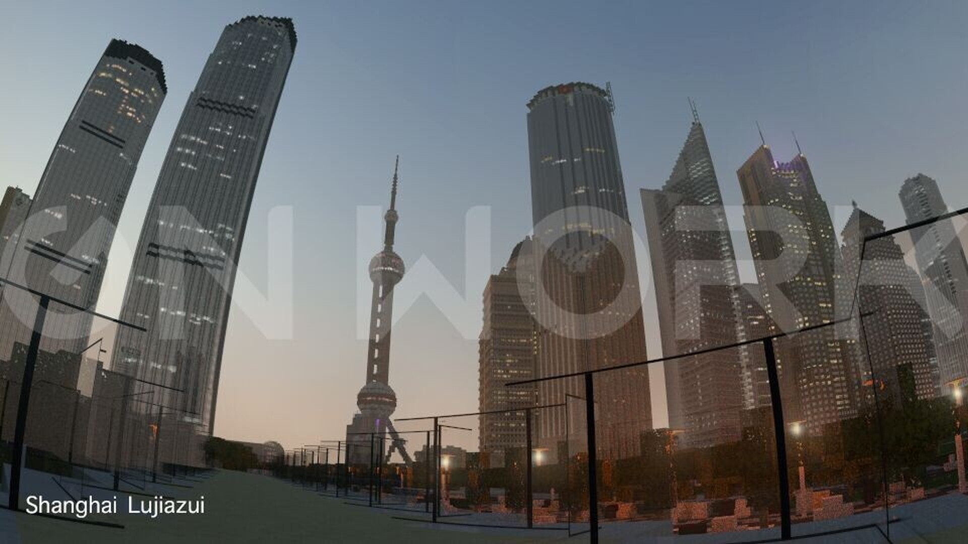 Shanghai 1:2 scale in Minecraft! Minecraft Map
