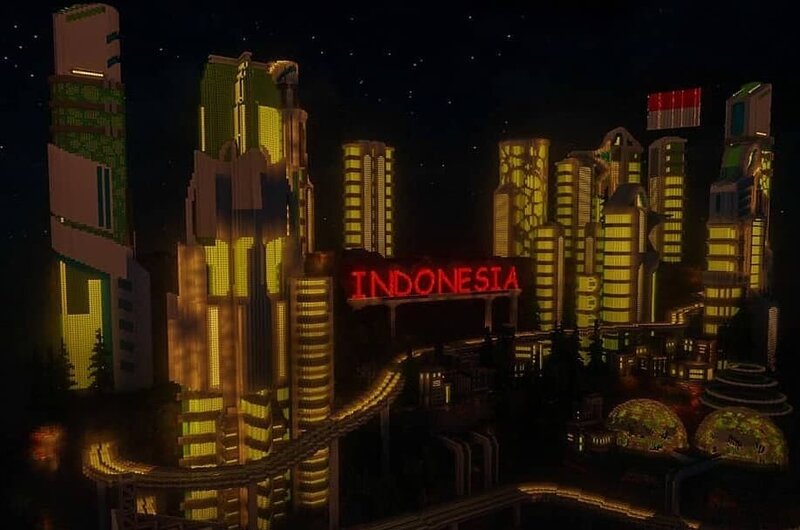 SolarPunk Future Map Minecraft Map