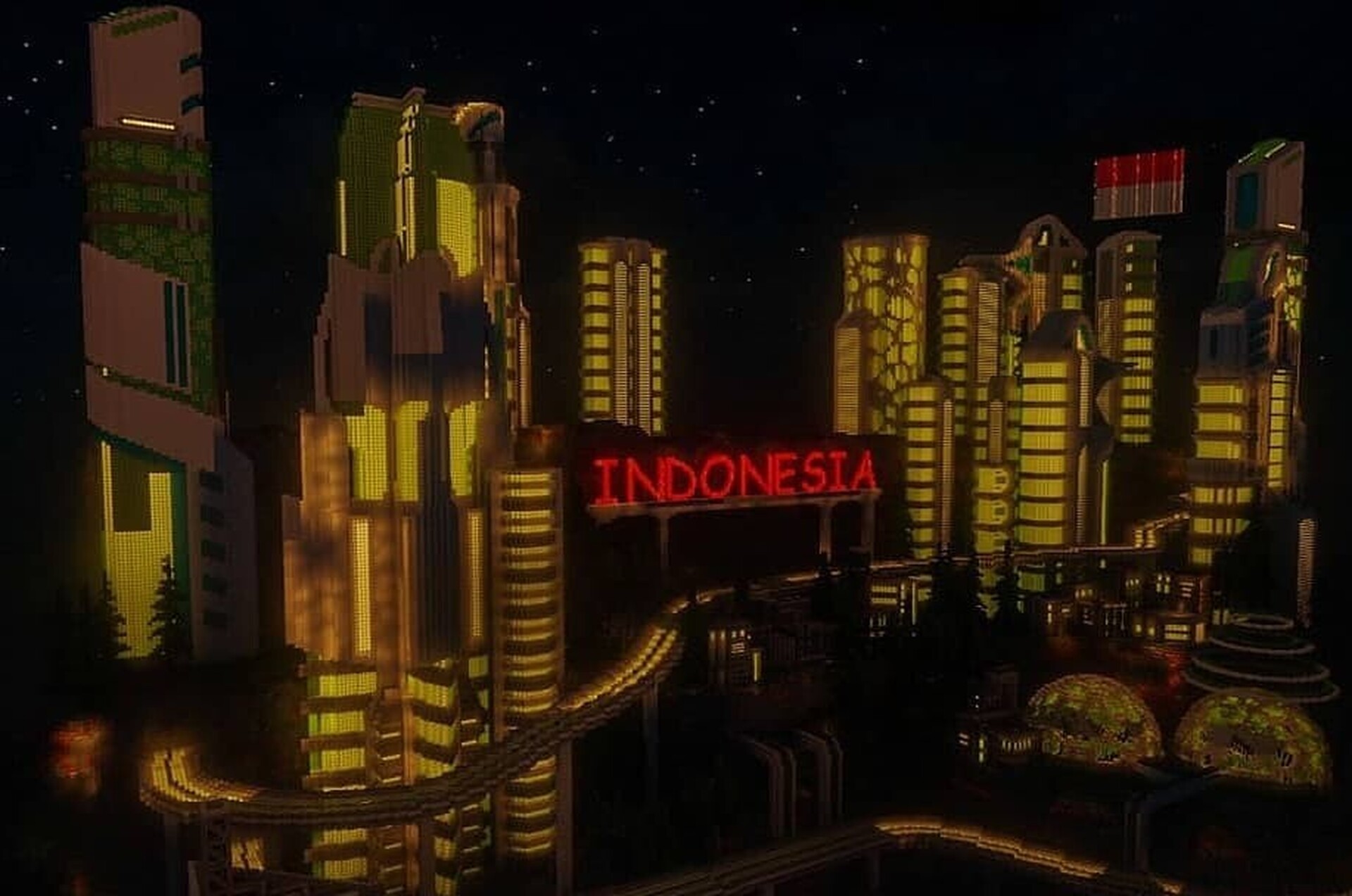 SolarPunk Future Map Minecraft Map