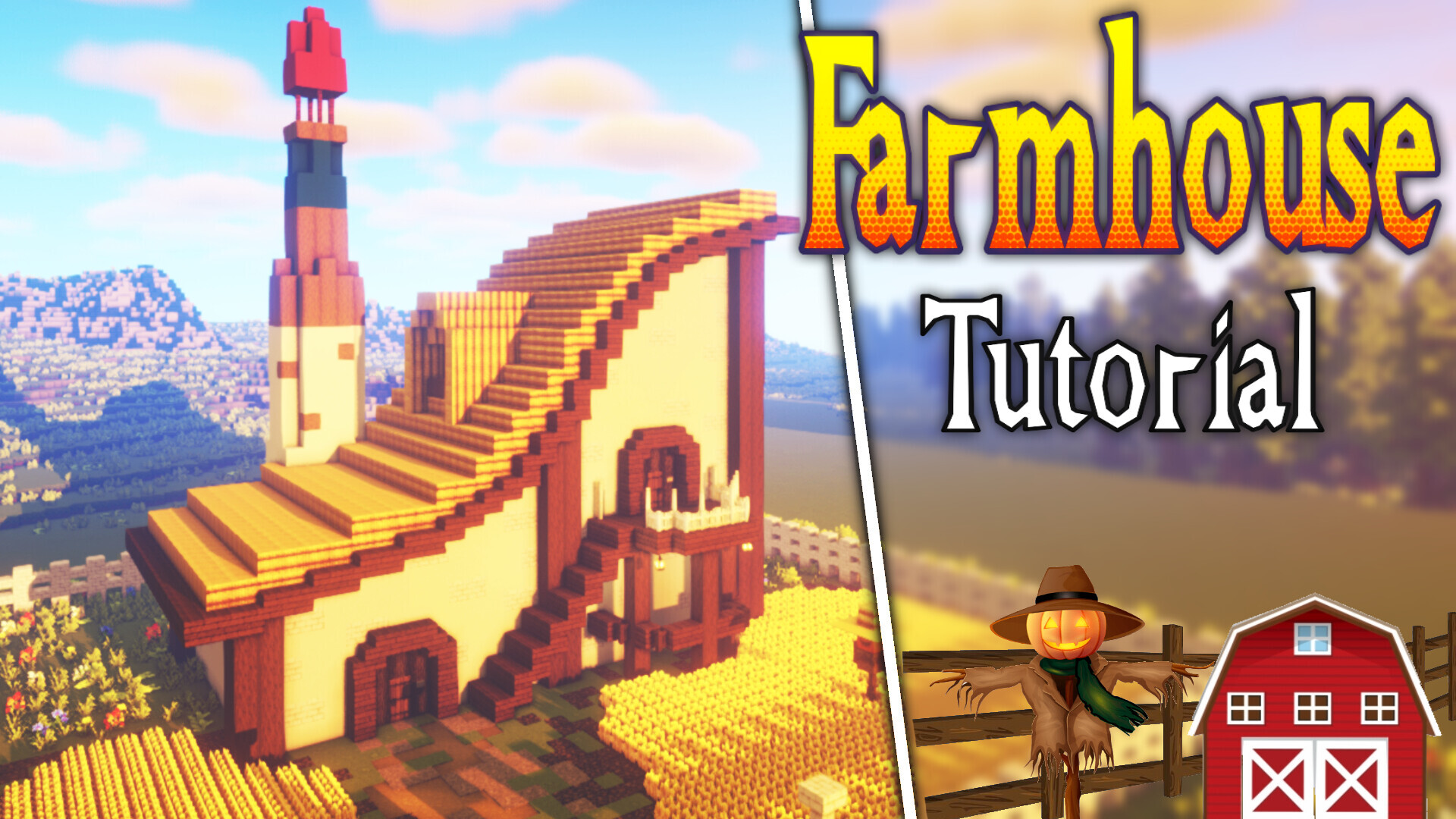 minecraft farmhouse design. Minecraft Map