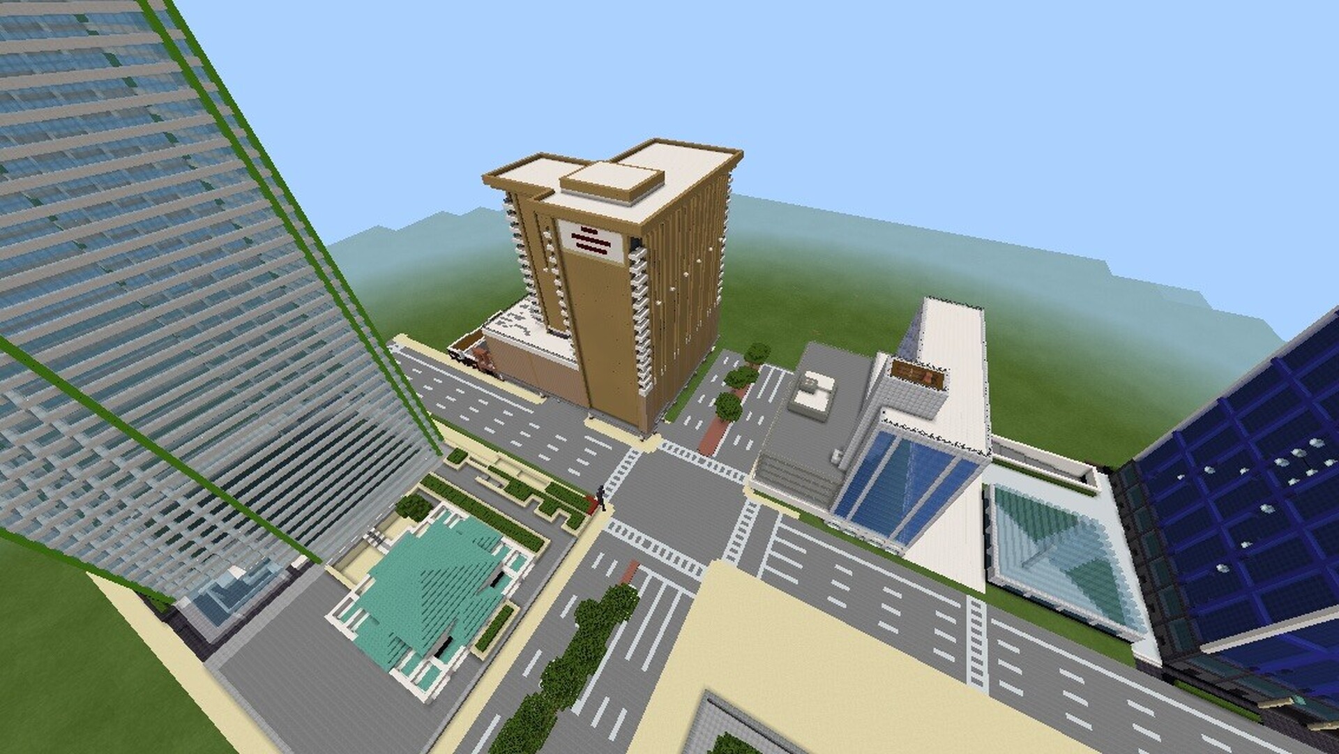 1.2 Scale of Dallas, Texas Minecraft Map