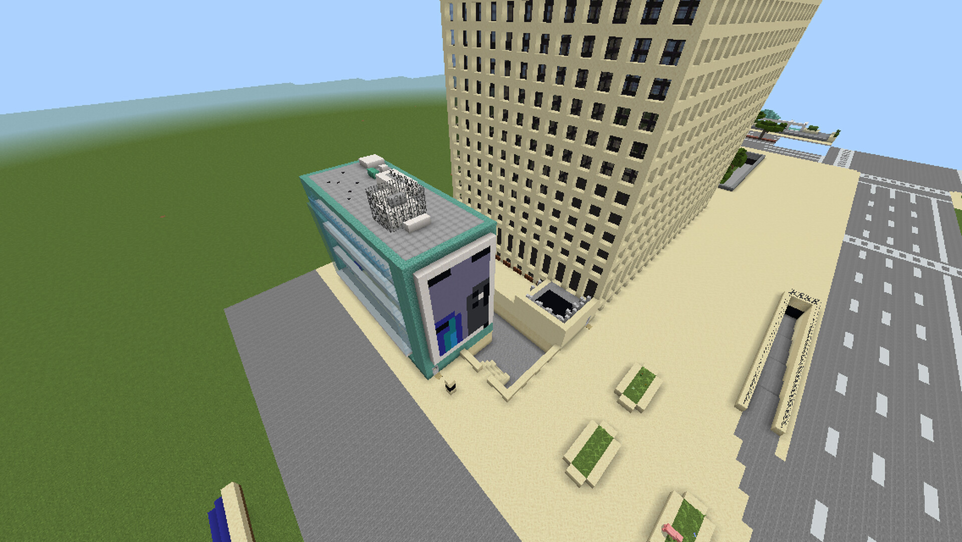 1.2 Scale of Dallas, Texas Minecraft Map