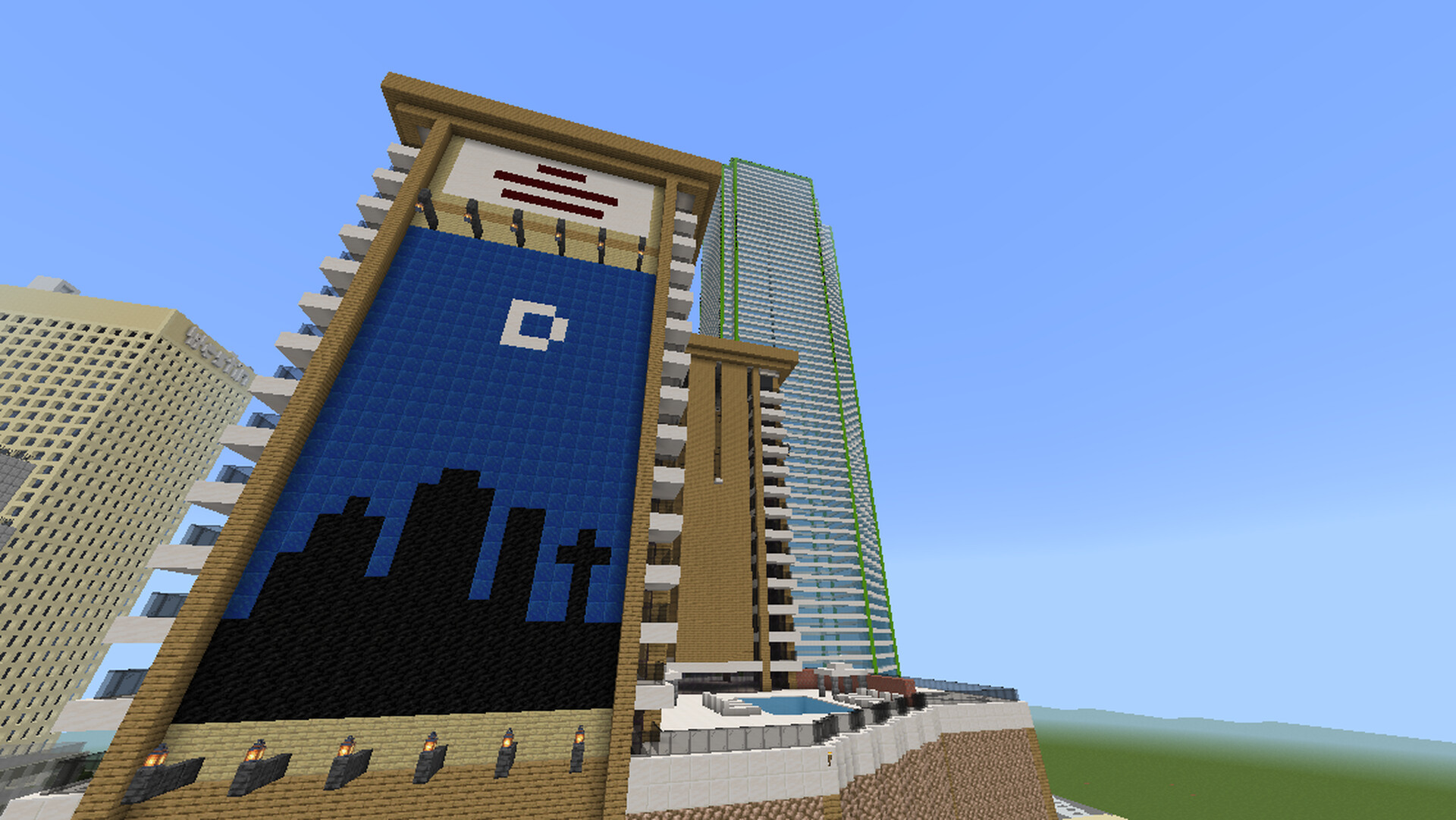 1.2 Scale of Dallas, Texas Minecraft Map