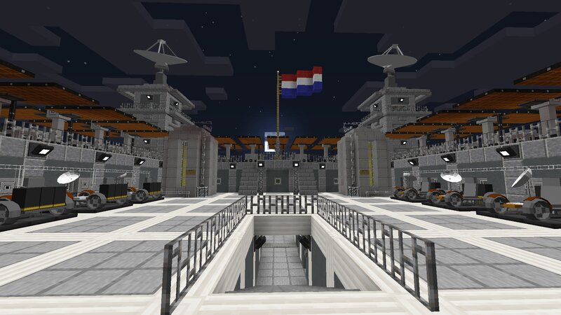 Fully Functional Military Base + Spaceport | Galacticraft 1.12.2 ...
