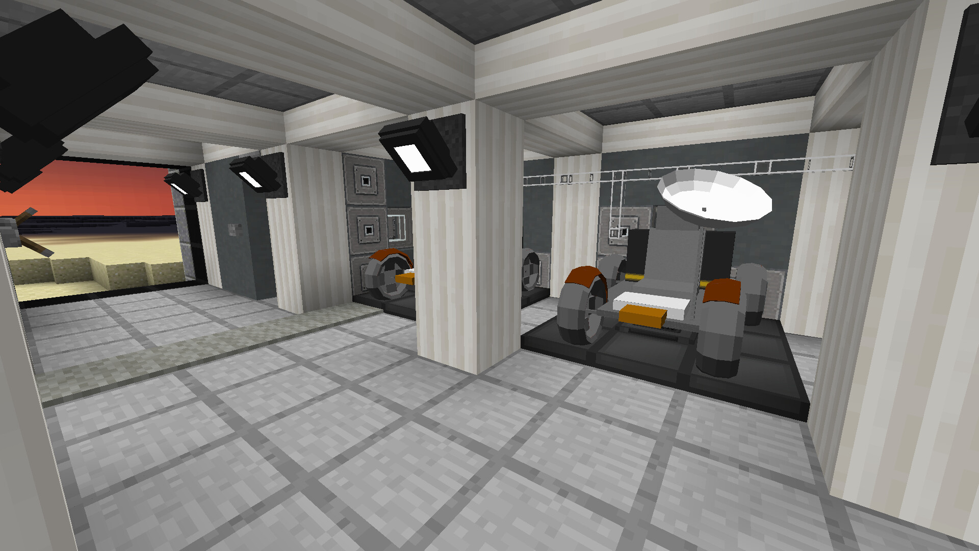 Fully Functional Military Base + Spaceport | Galacticraft 1.12.2 ...