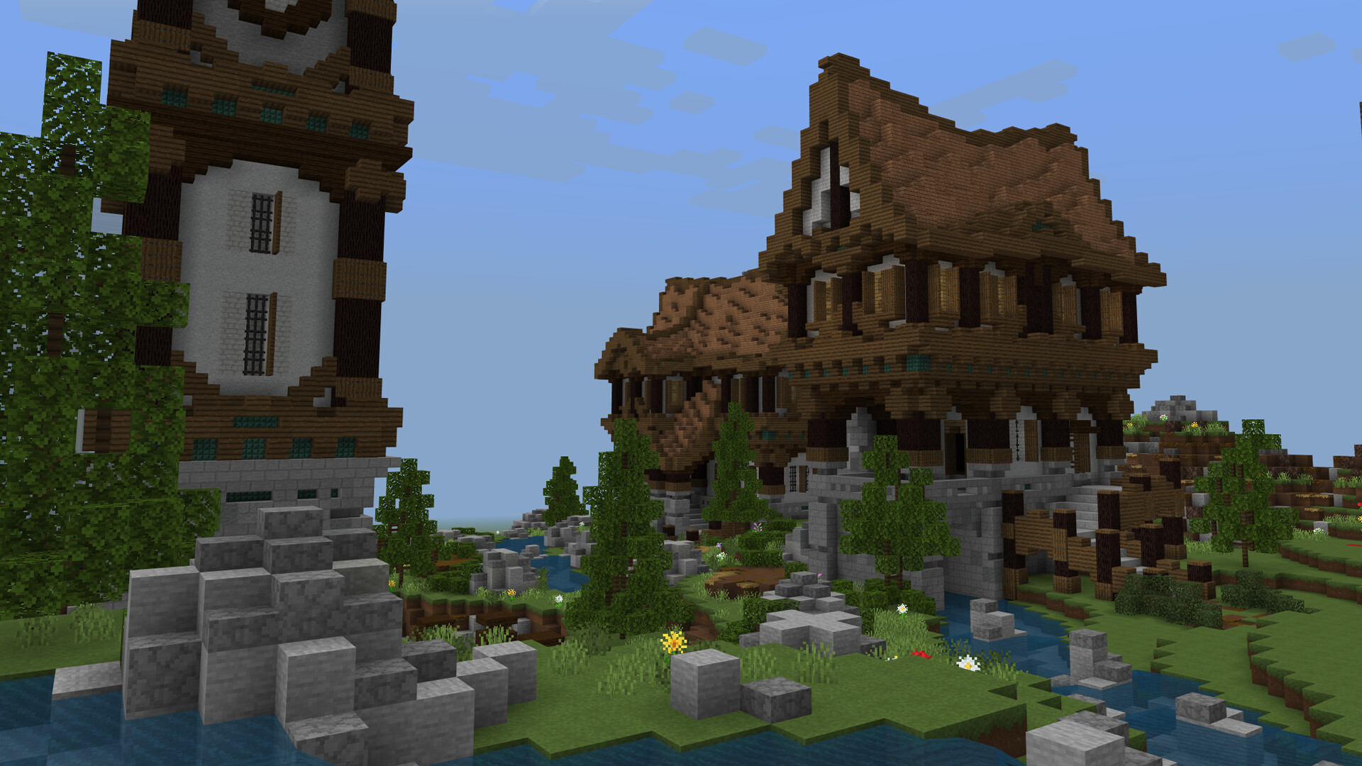 Fable 2 Bowerstone Market Inspired Medieval Plot Minecraft Map