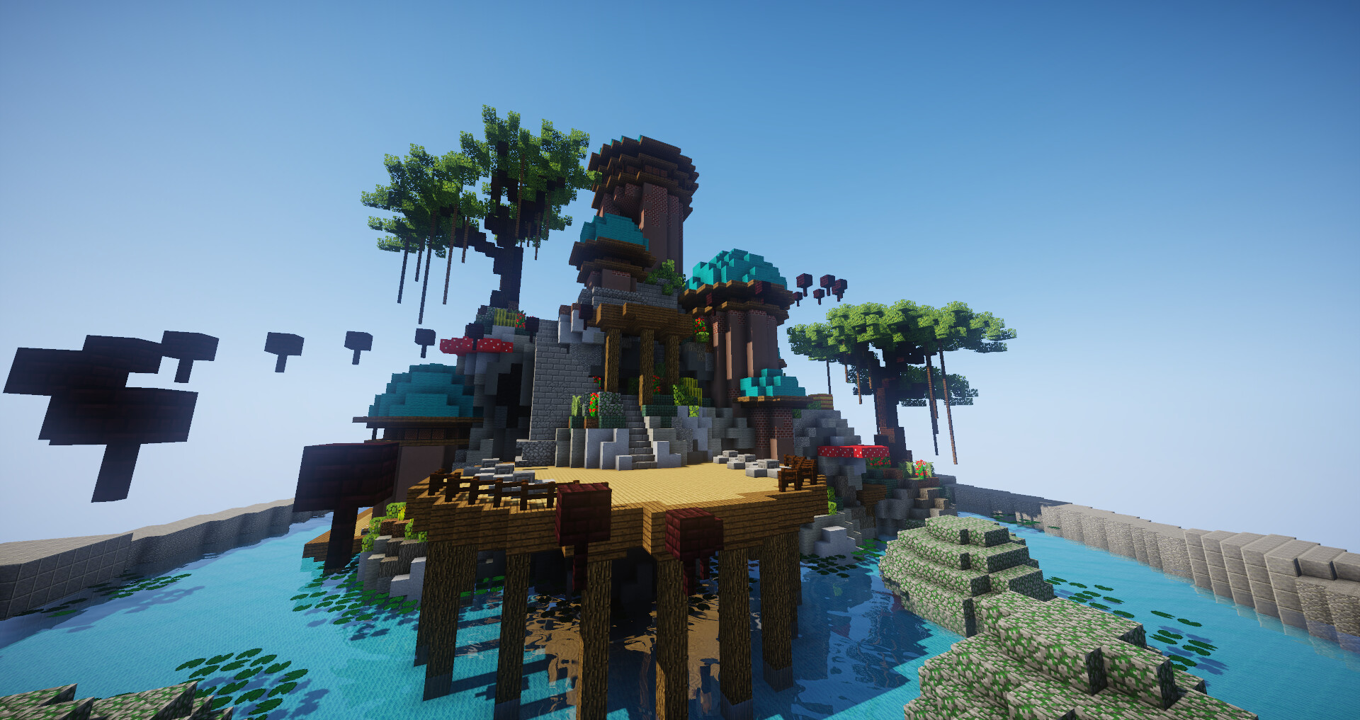 Fantasy Island Hub | 1.8+ Minecraft Map