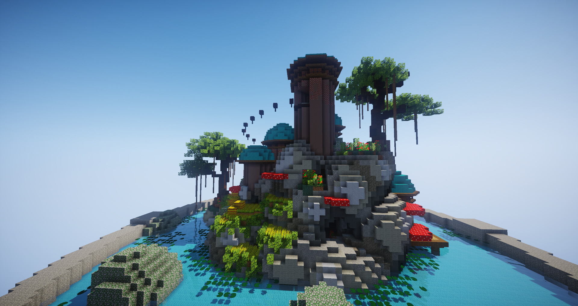 Fantasy Island Hub | 1.8+ Minecraft Map