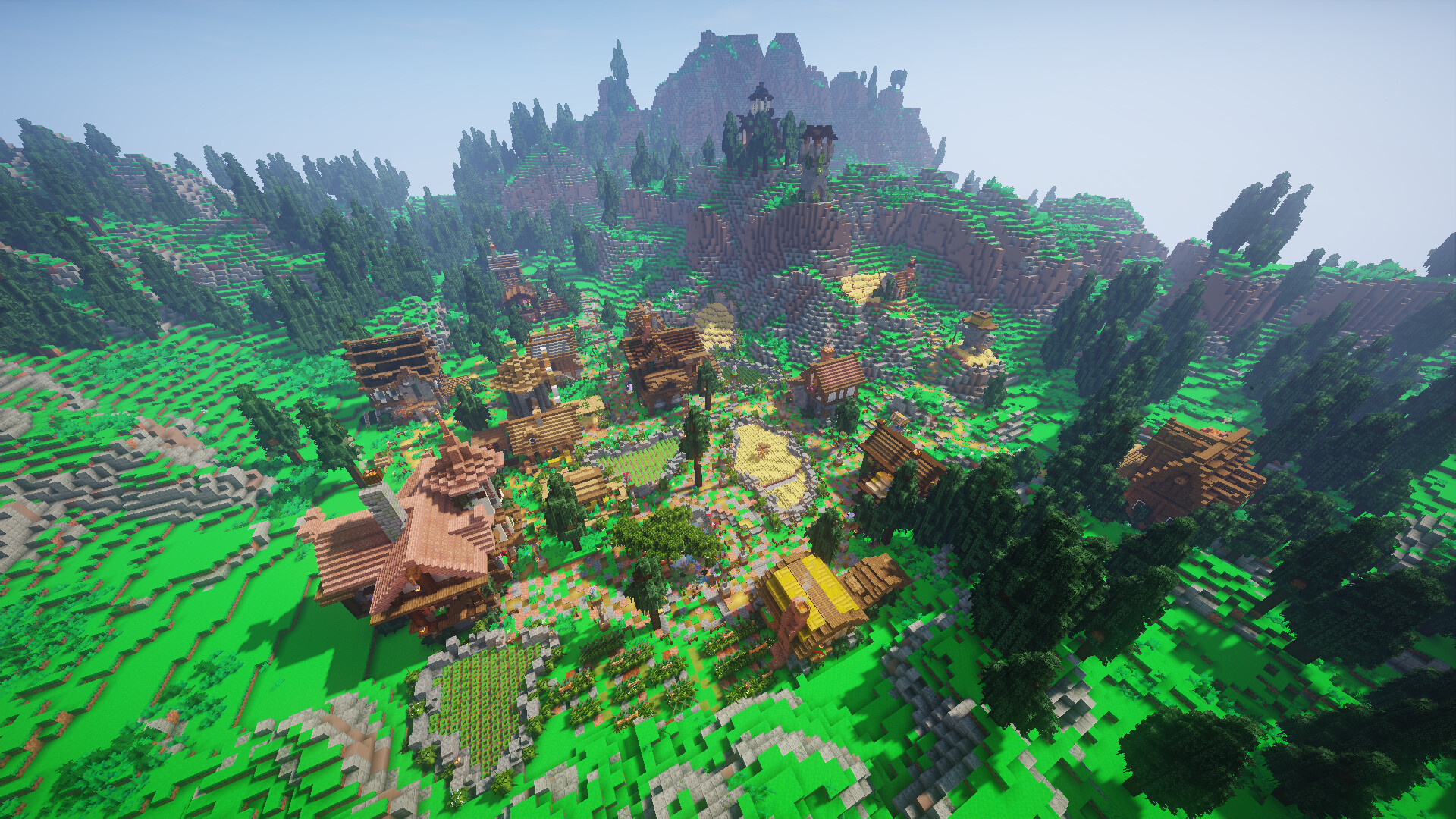 Medieval vilage Minecraft Map