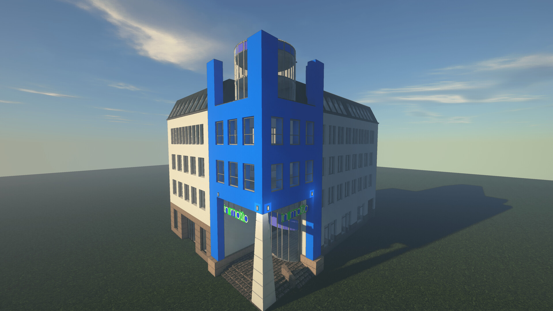 I have created a real life building in Minecraft by using LittleTiles ...