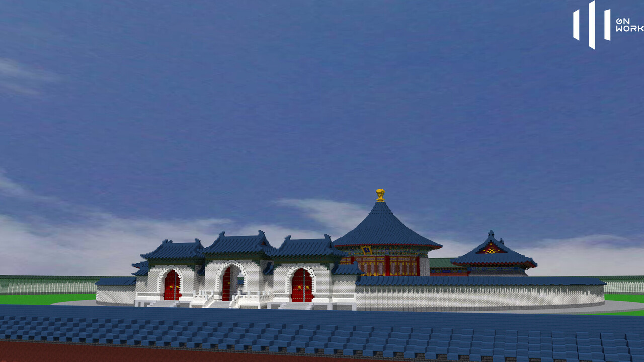 Temple of Heaven, Beijing Minecraft Map