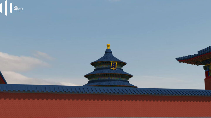 Temple of Heaven, Beijing Minecraft Map