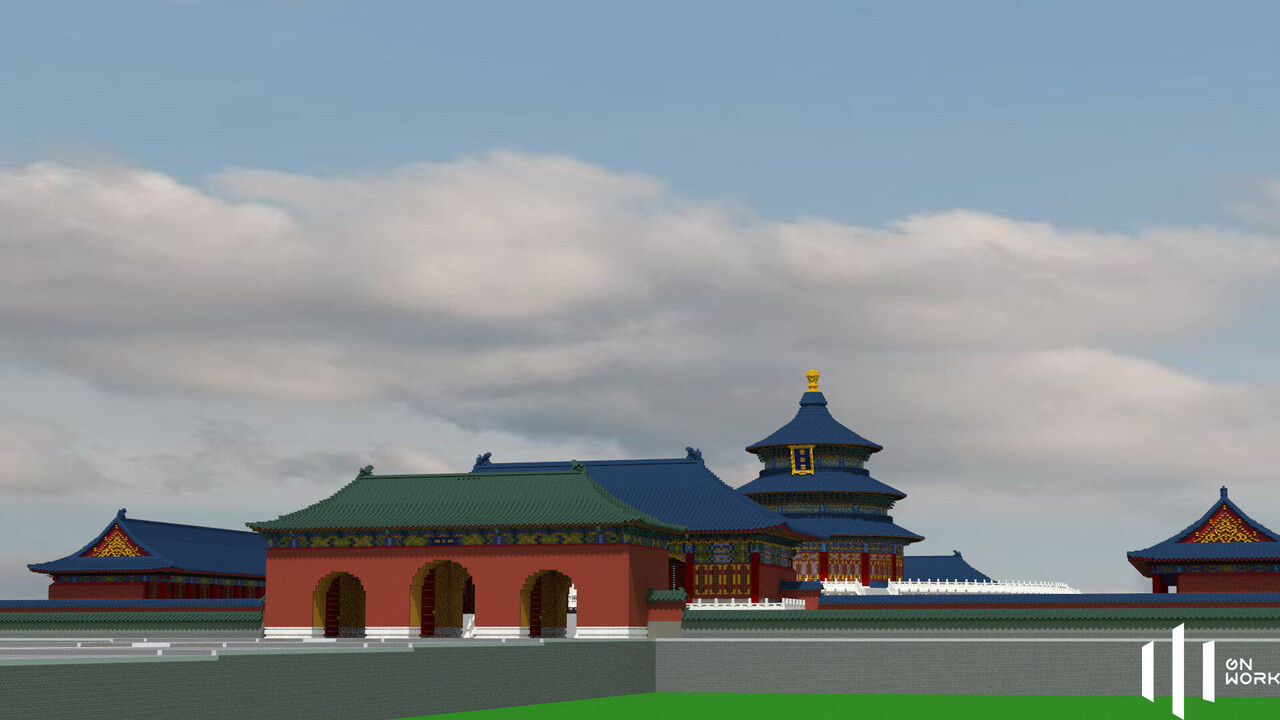 Temple of Heaven, Beijing Minecraft Map