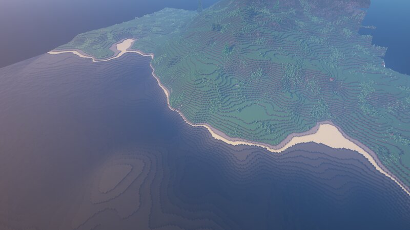 Minecraft worldpainter custom island Minecraft Map