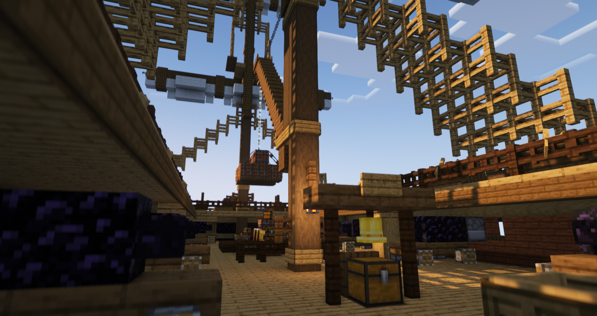Great Ivan - full interior ship of the line Minecraft Map