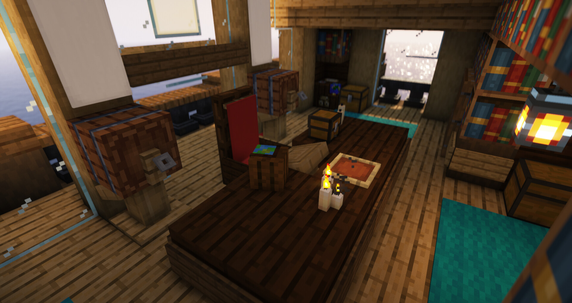 Great Ivan - full interior ship of the line Minecraft Map