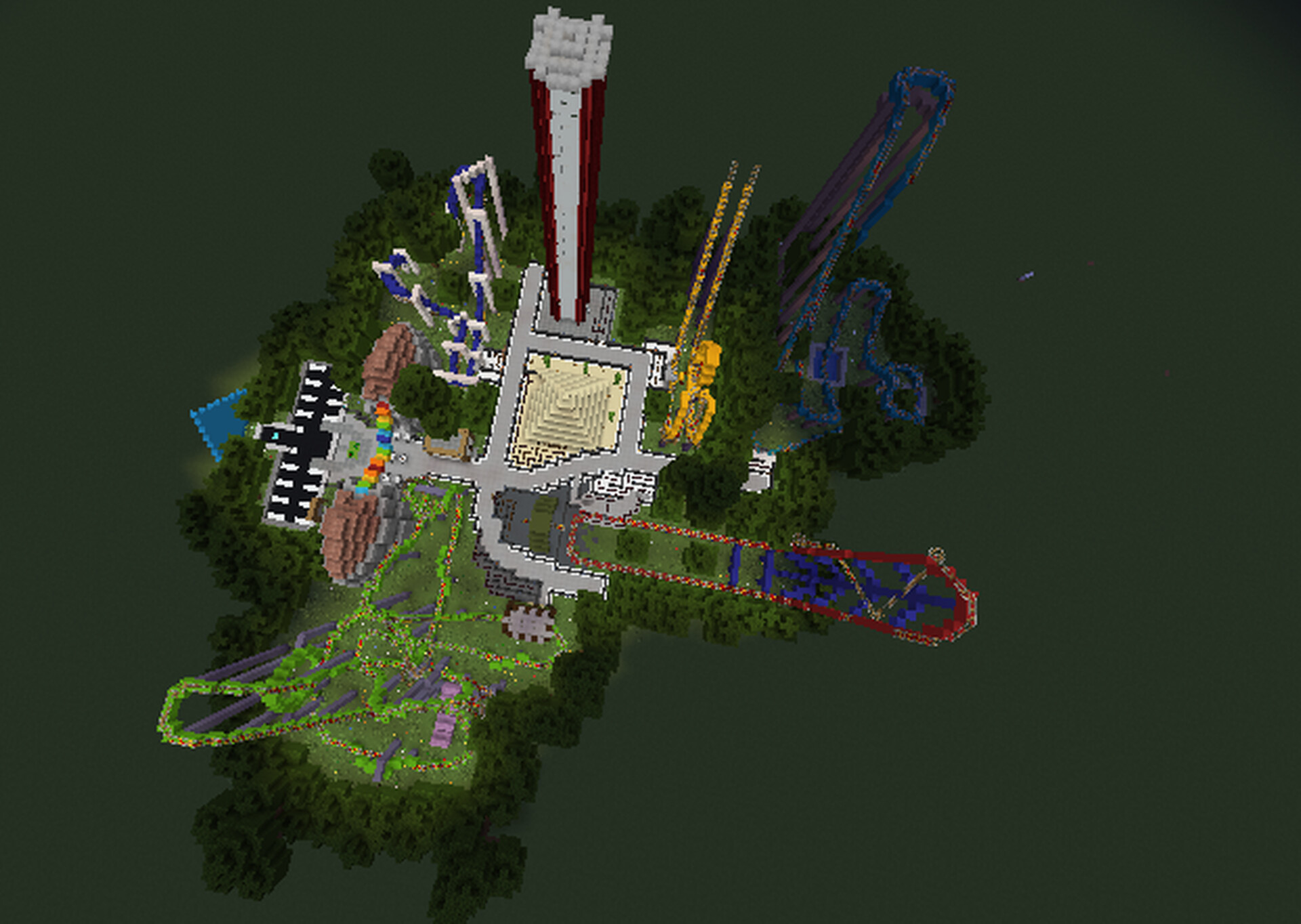 Puget Park (Theme Park) Minecraft Map