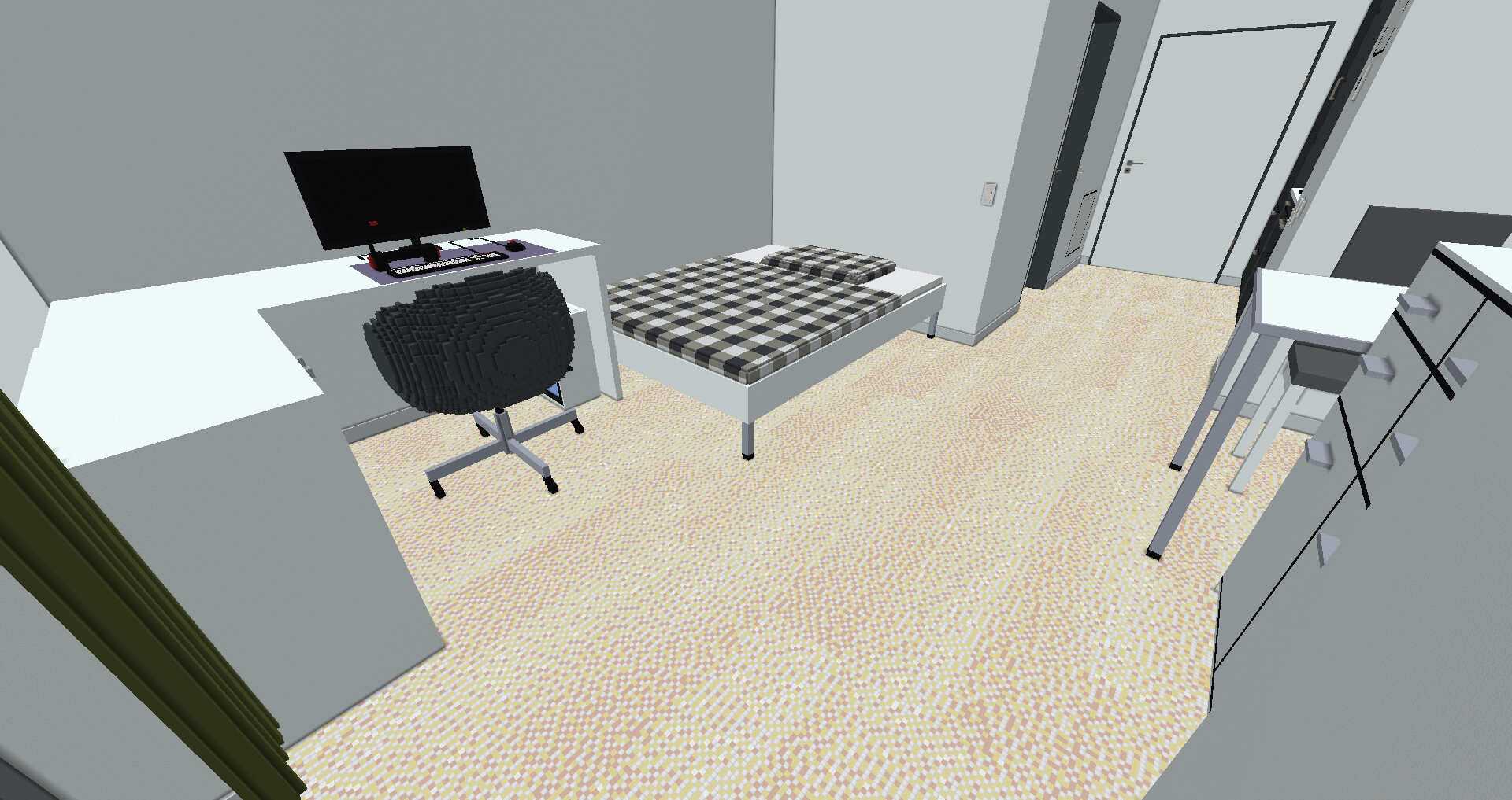 Small Life size modern Urban Flat Minecraft Map