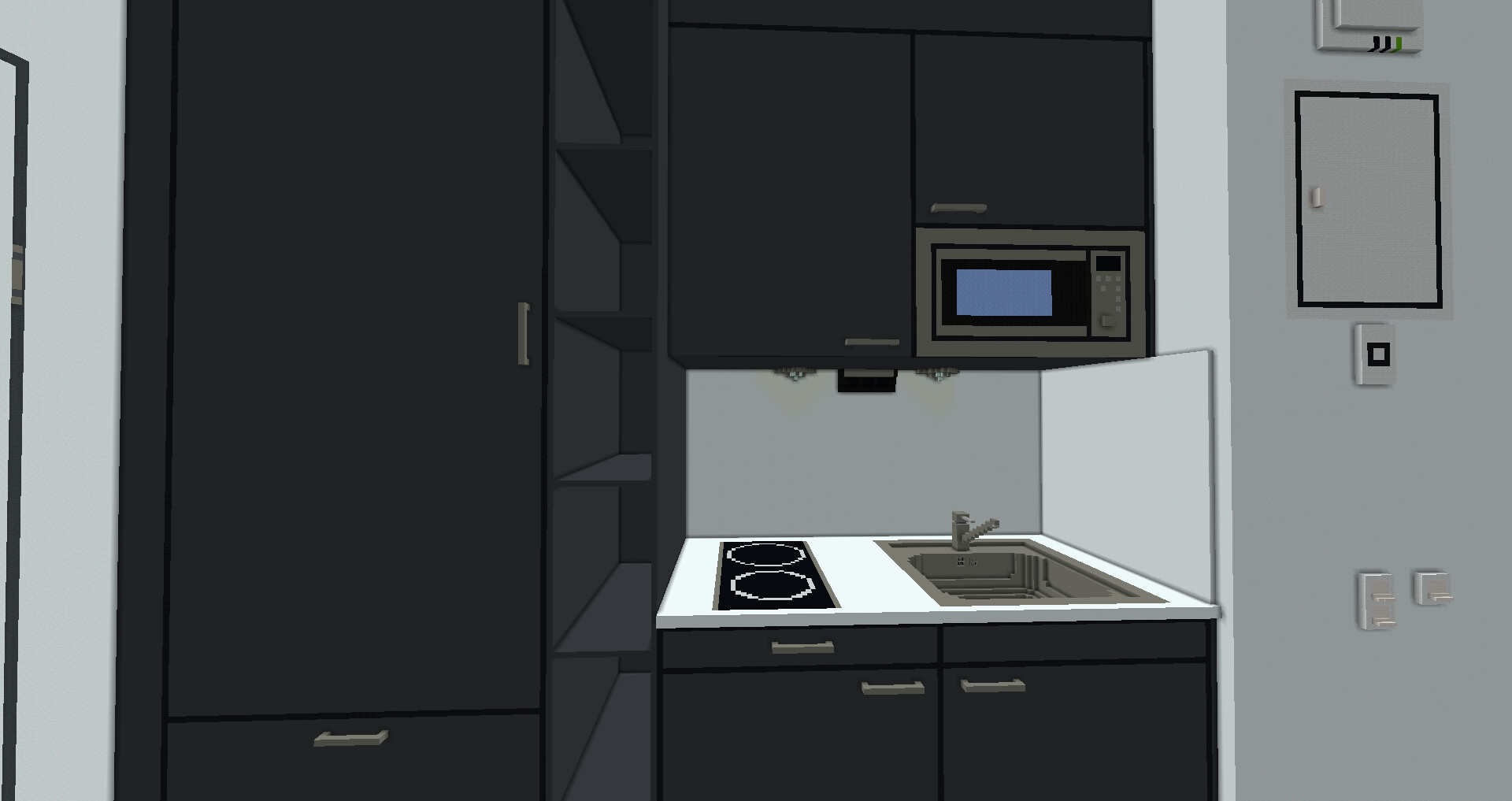 Small Life size modern Urban Flat Minecraft Map