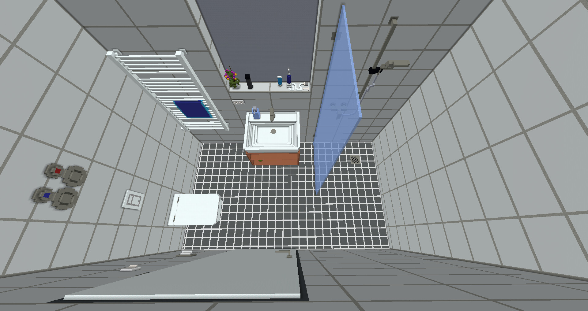 Small Life size modern Urban Flat Minecraft Map