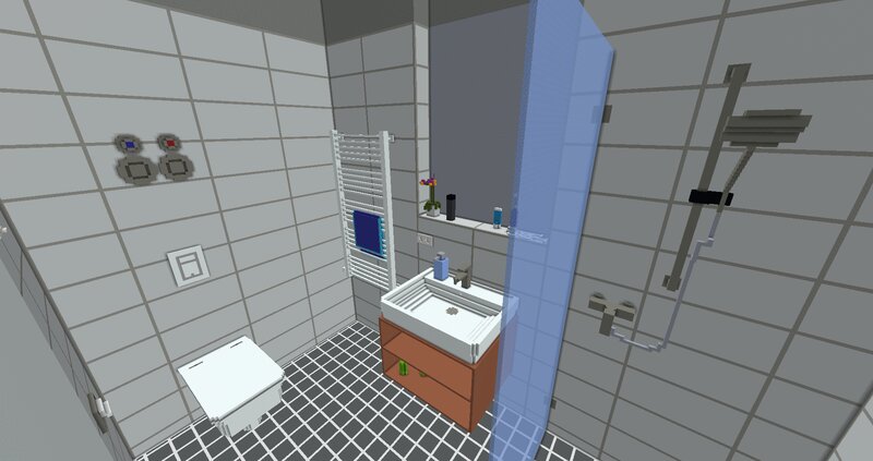 Small Life size modern Urban Flat Minecraft Map