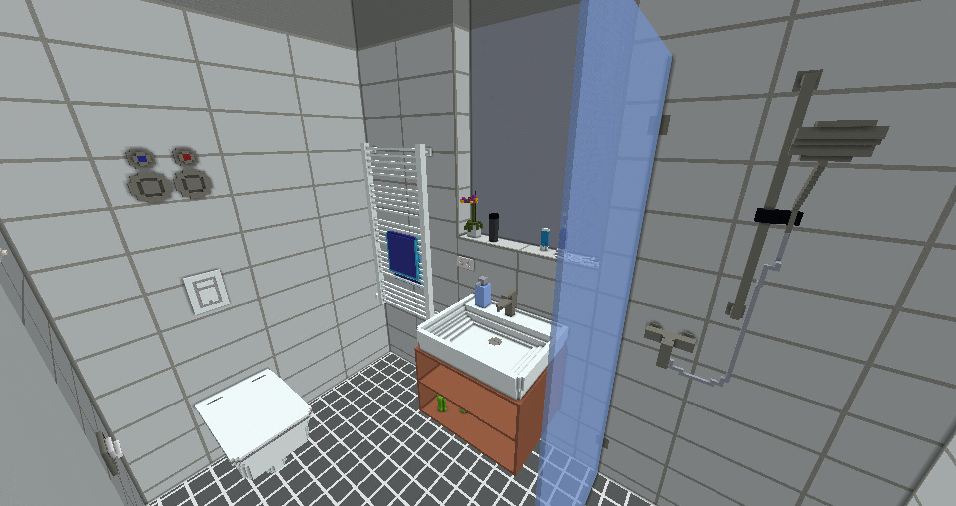 Small Life size modern Urban Flat Minecraft Map