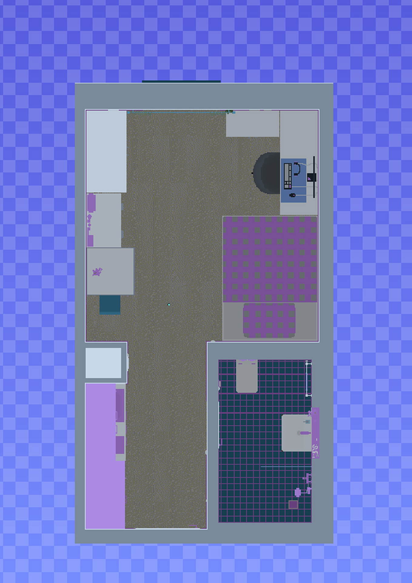 Small Life size modern Urban Flat Minecraft Map