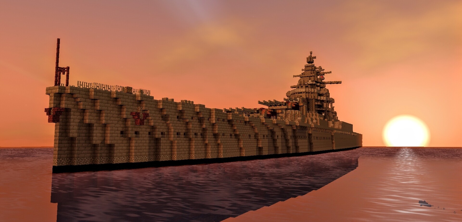 French battleship ｢Richelieu｣ Minecraft Map