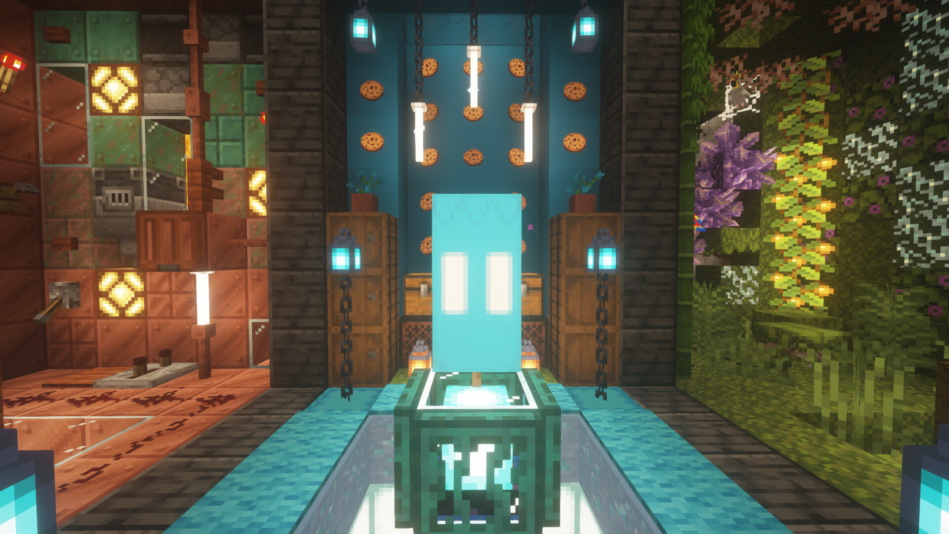 Banner Designs: Allay, Glare, Cooper Golem Minecraft Map