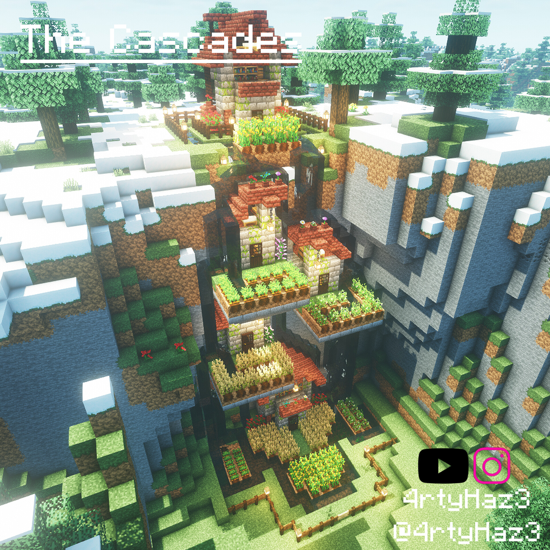 The Cascades Minecraft Map