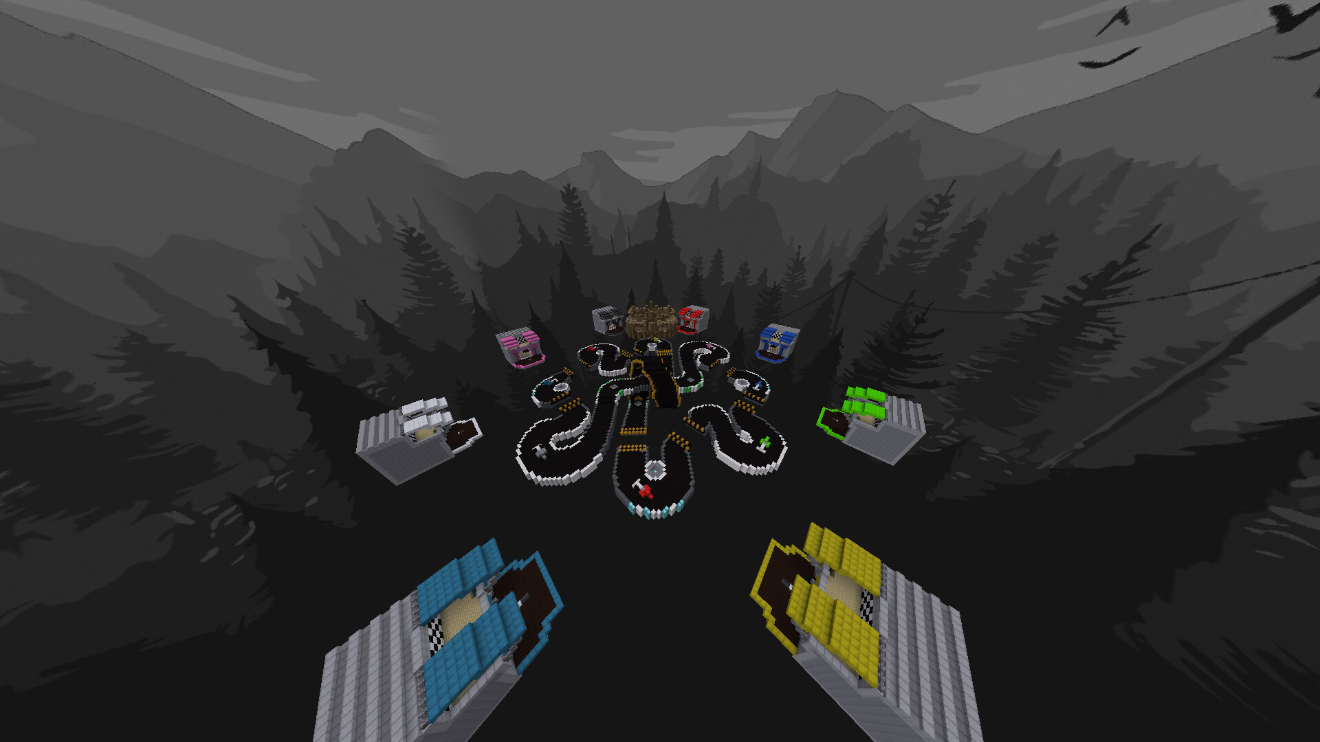 SpeedWay Bedwars map 1.8.9 Minecraft Map