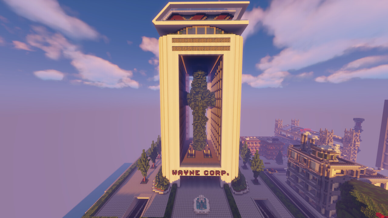 WayneCorp - DC Comics Build Minecraft Map