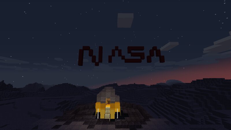 A tribute to NASA's workers Minecraft Map