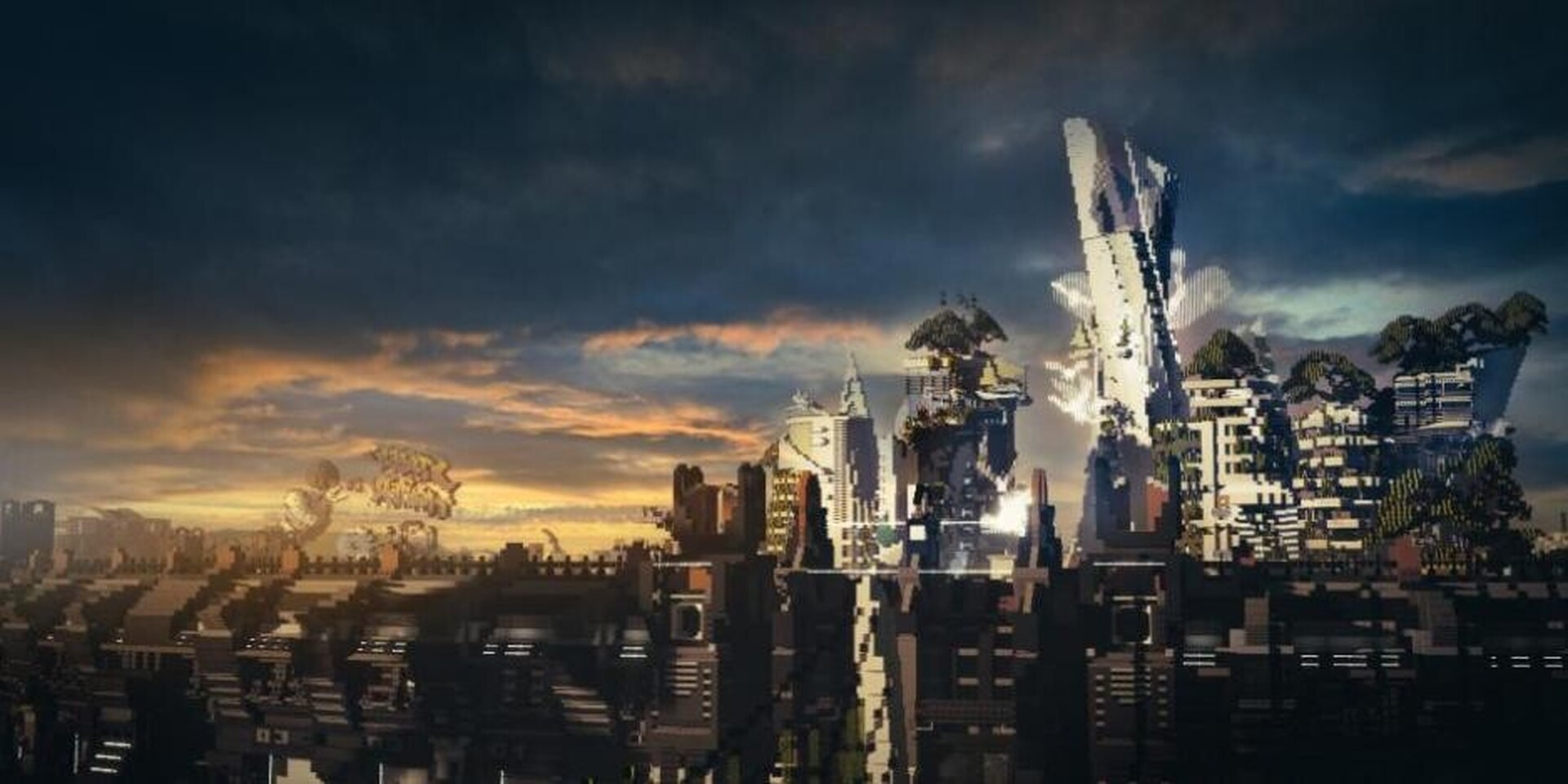 Nova Celes City, The futuristic town (Cité du Swagg) [Download] Minecraft Map