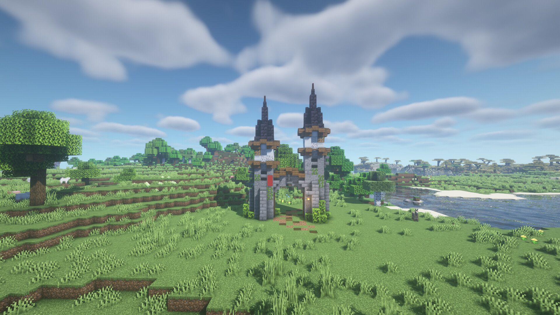 Tiny Medieval Gate (Tutorial) Minecraft Map