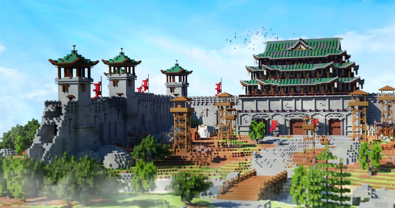 Chinese Gate Minecraft Map