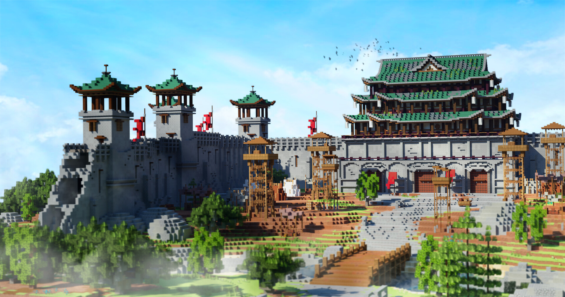 Chinese Gate Minecraft Map