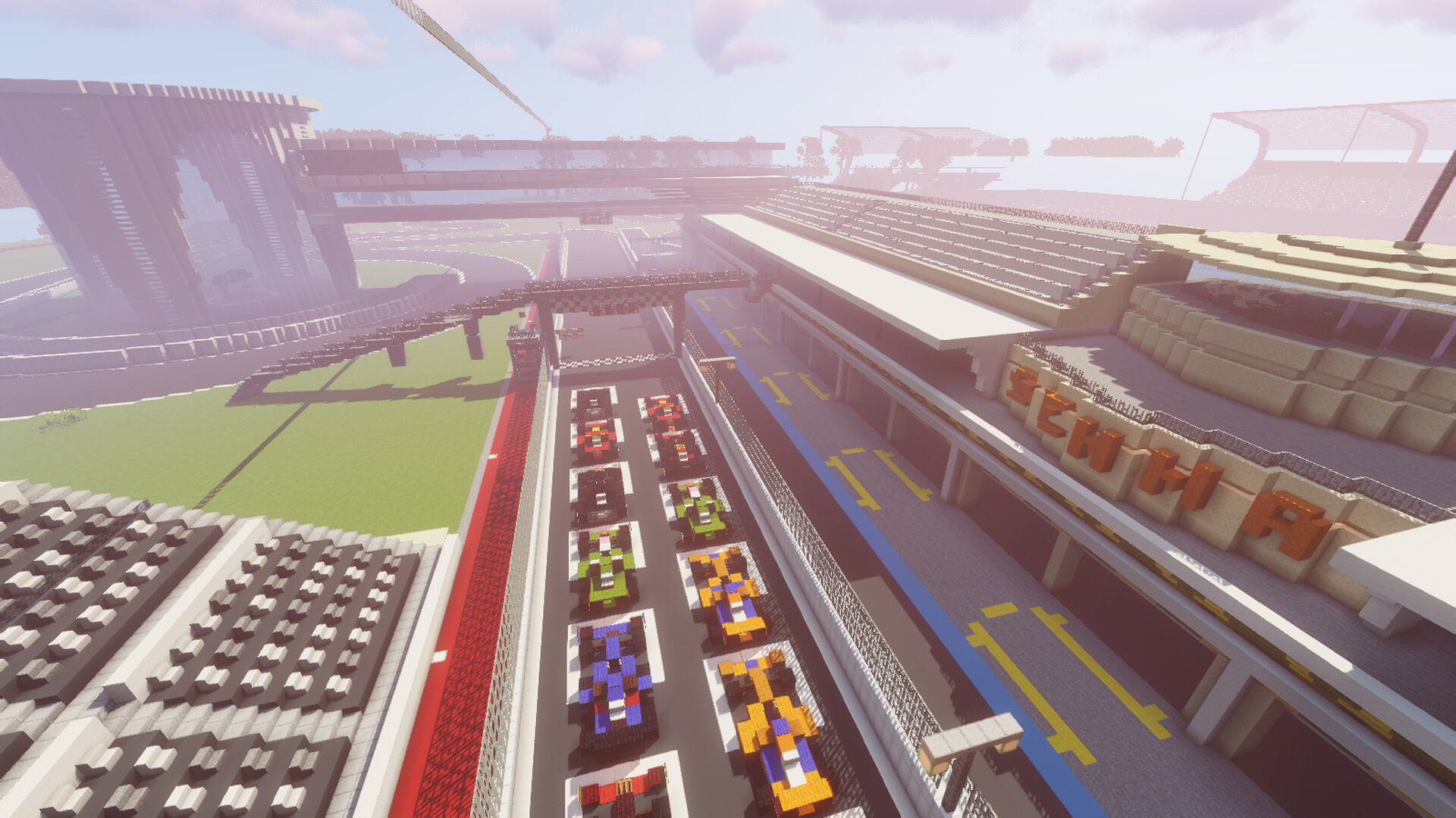 Senna - Formula 1 Race Track Minecraft Map